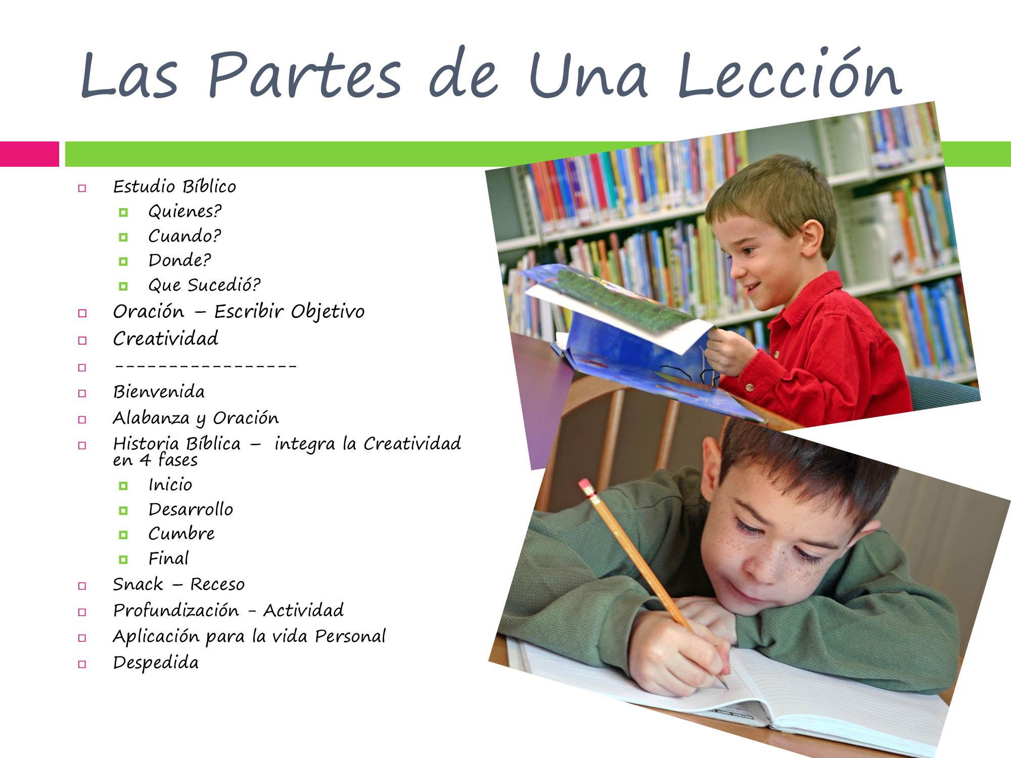 CAPACITACION PARA MAESTROS DE ESCUELA BIBLICA - Ministerio Infantil Arcoíris